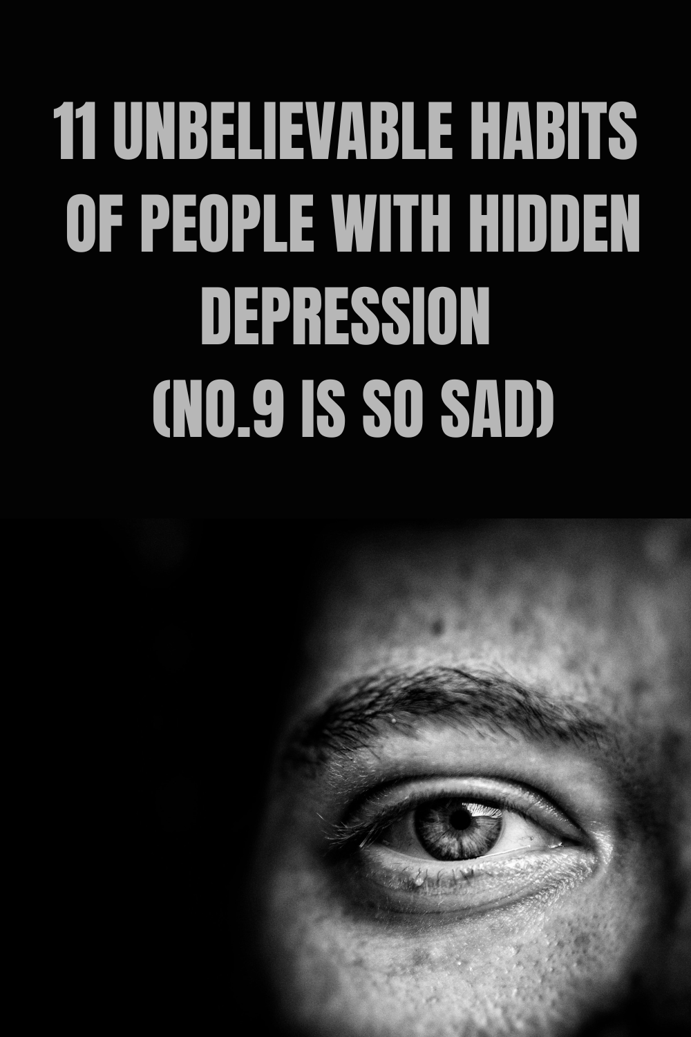 11 Unbelievable Habits of People with Hidden Depression (No.9 Is so Sad ...